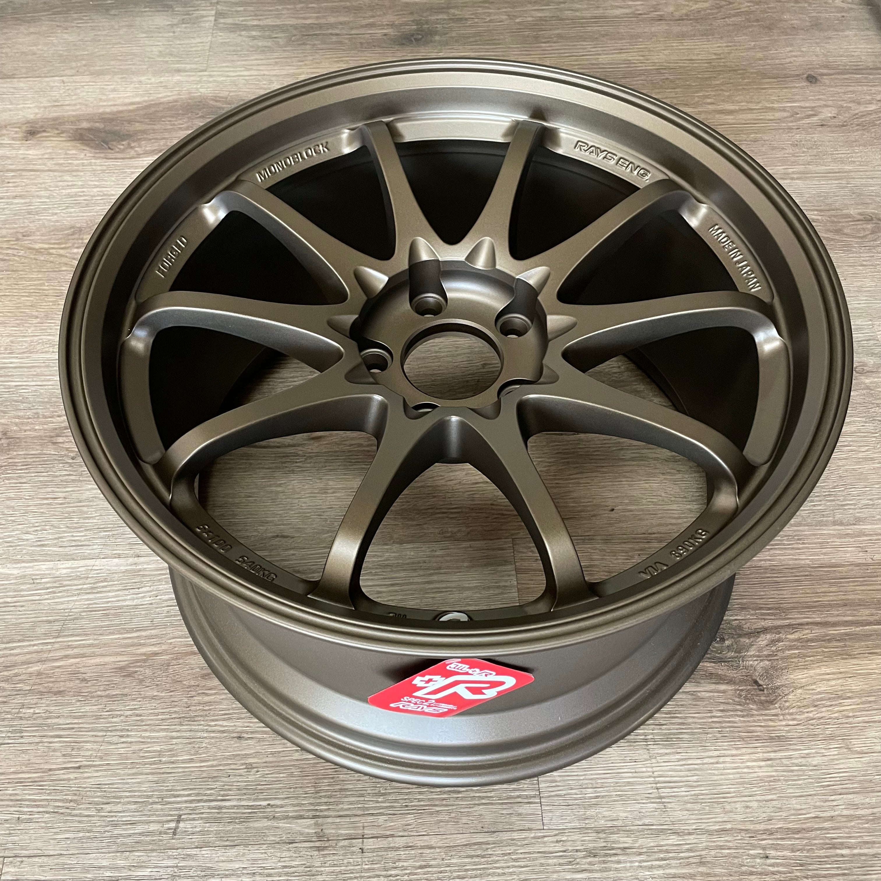 Volk Racing CE28 SL 18x9.5 +35 5x114.3 Black Bronze (Set of 4) WV2X35E ...
