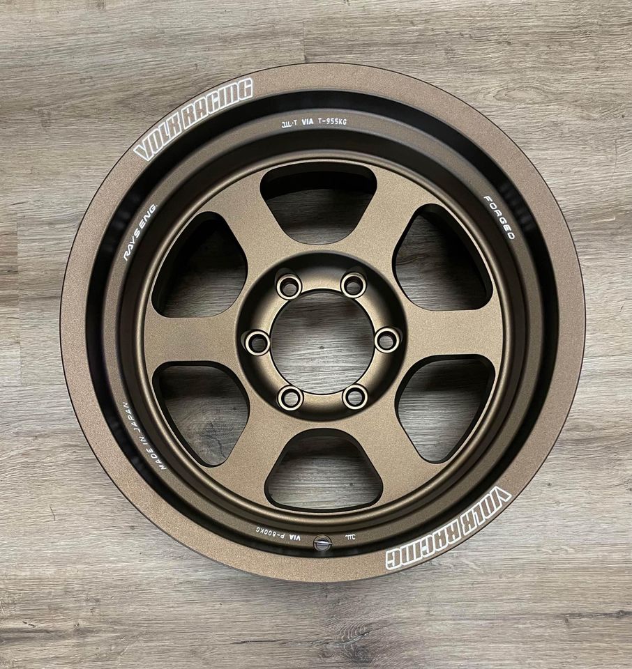 Volk Racing TE37XT M-Spec 17x8.5 -10 6x139.7 Bronze (Set of 5) WVDOP-1 ...