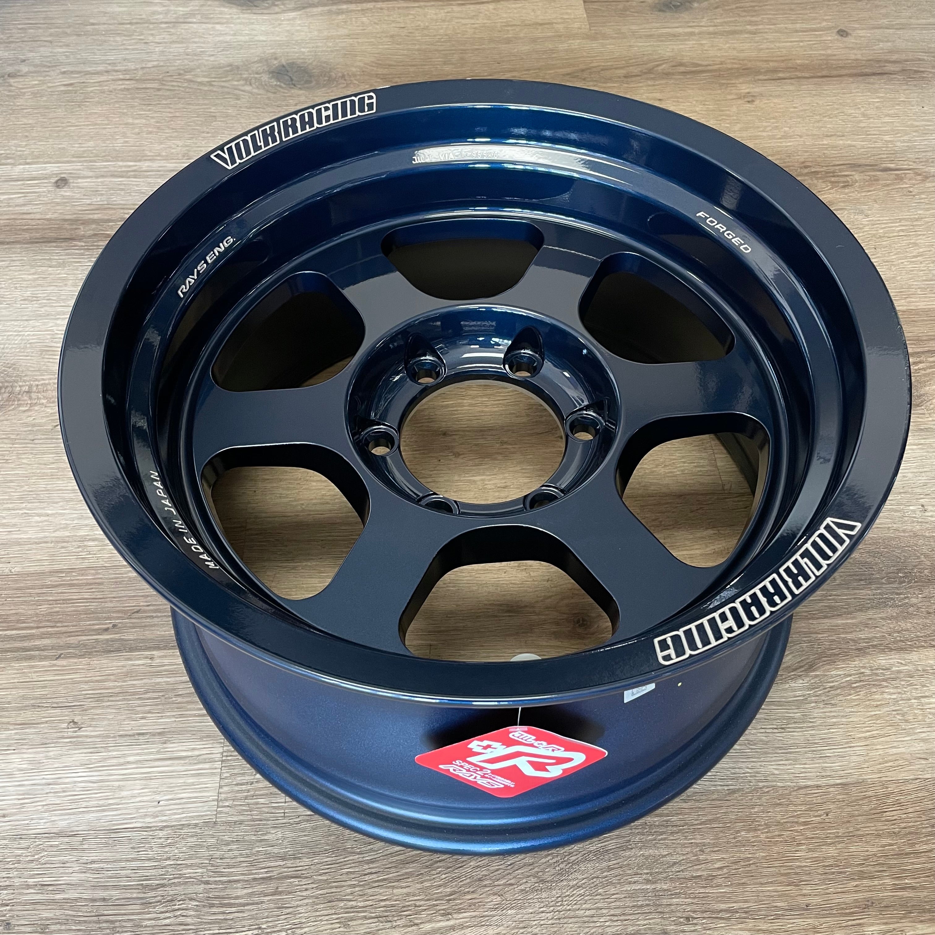 Volk TE37XT M-Spec 17x8.5 -10 6x139.7 Mag Blue (Set of 5) WVDOP-10KD ...