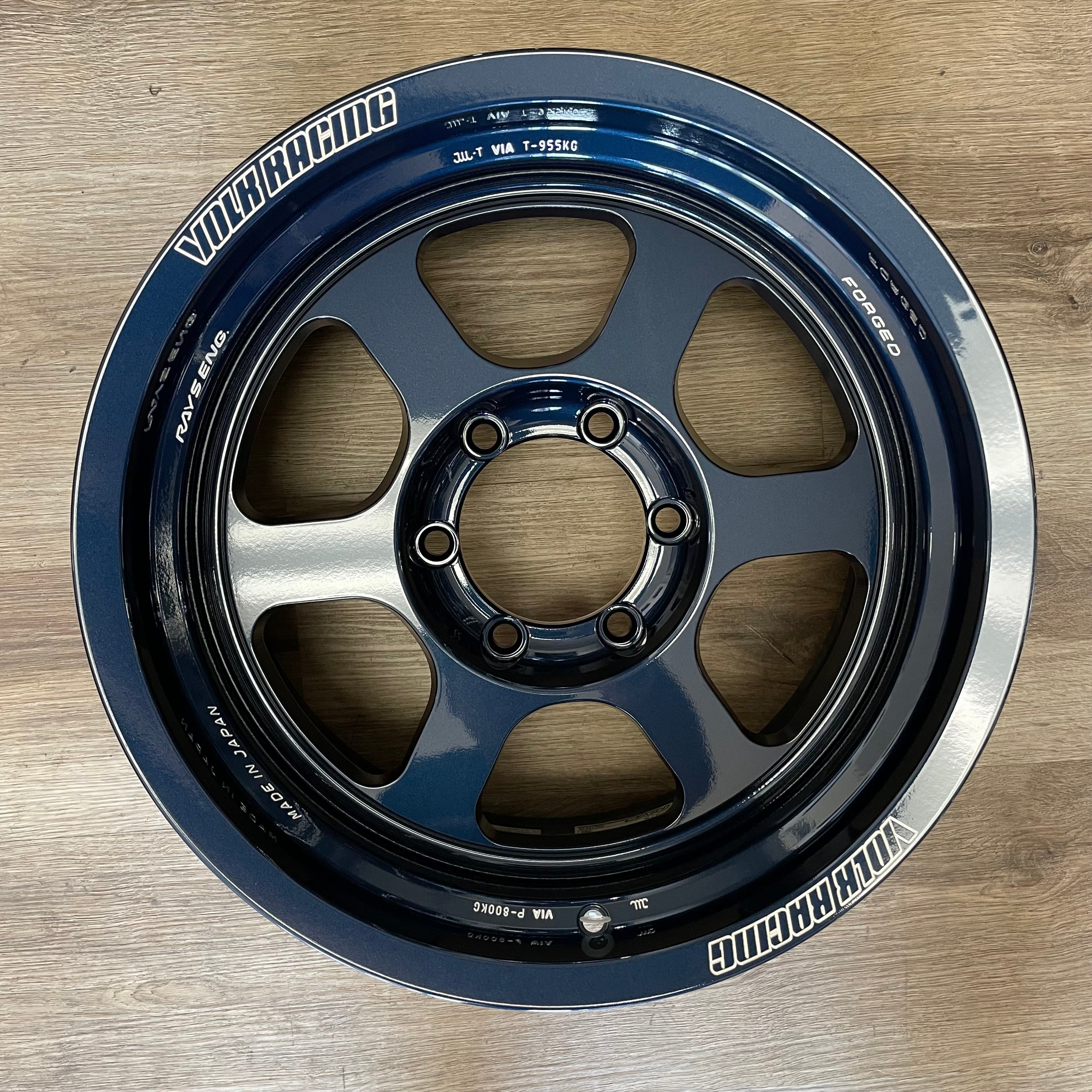 Volk TE37XT M-Spec 17x8.5 -10 6x139.7 Mag Blue (Single, 1 Wheel Only ...