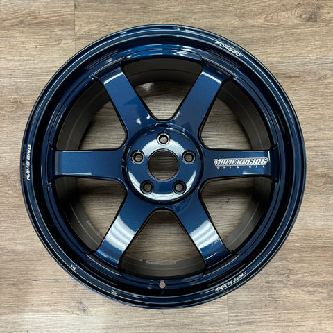 Volk Racing TE37 Ultra M-Spec 19x9.5 +25 5x114.3 Mag Blue (Set of 4) W ...