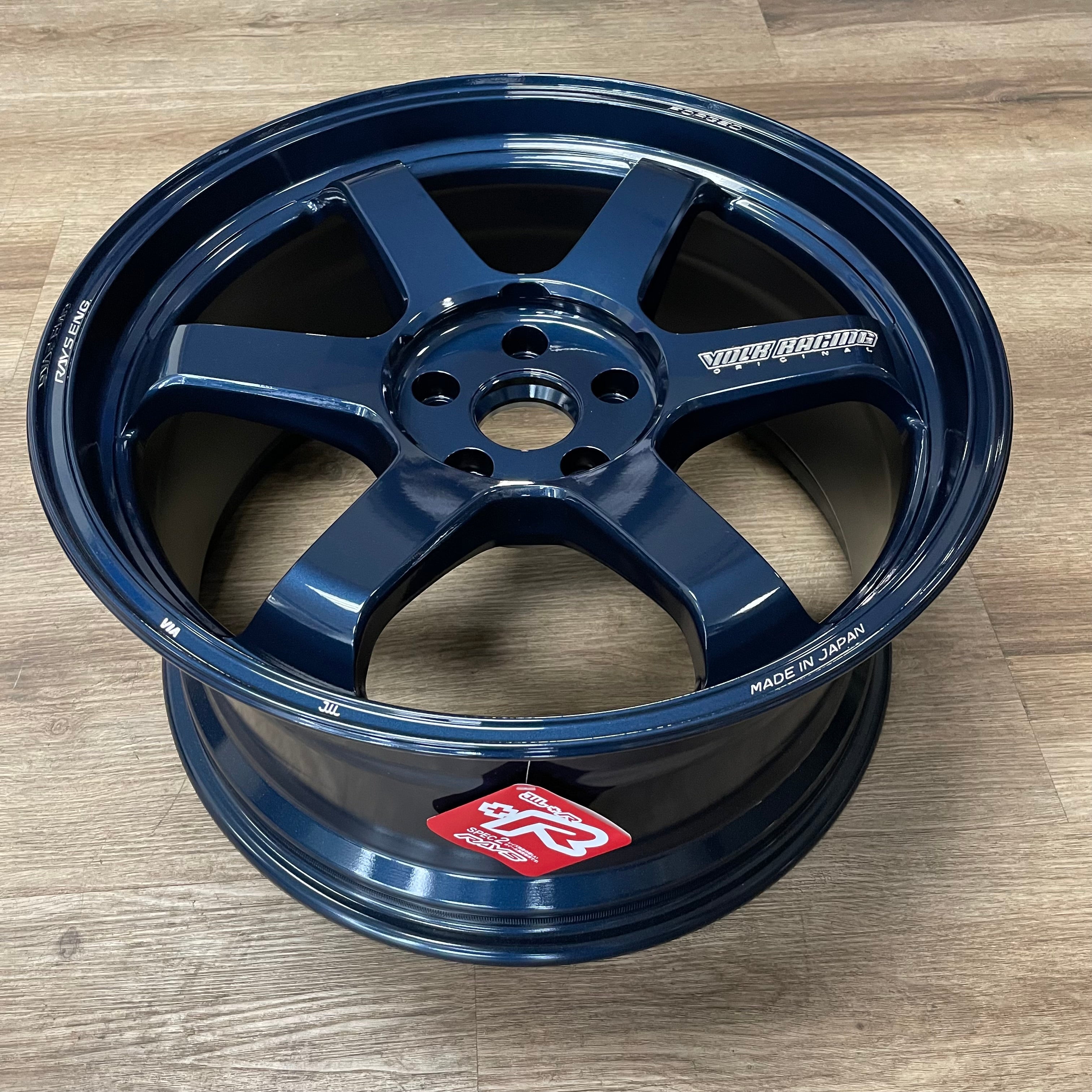 Volk Racing TE37 Ultra M-Spec 19x9.5 +34 5x114.3 Mag Blue (Set of 4) W ...