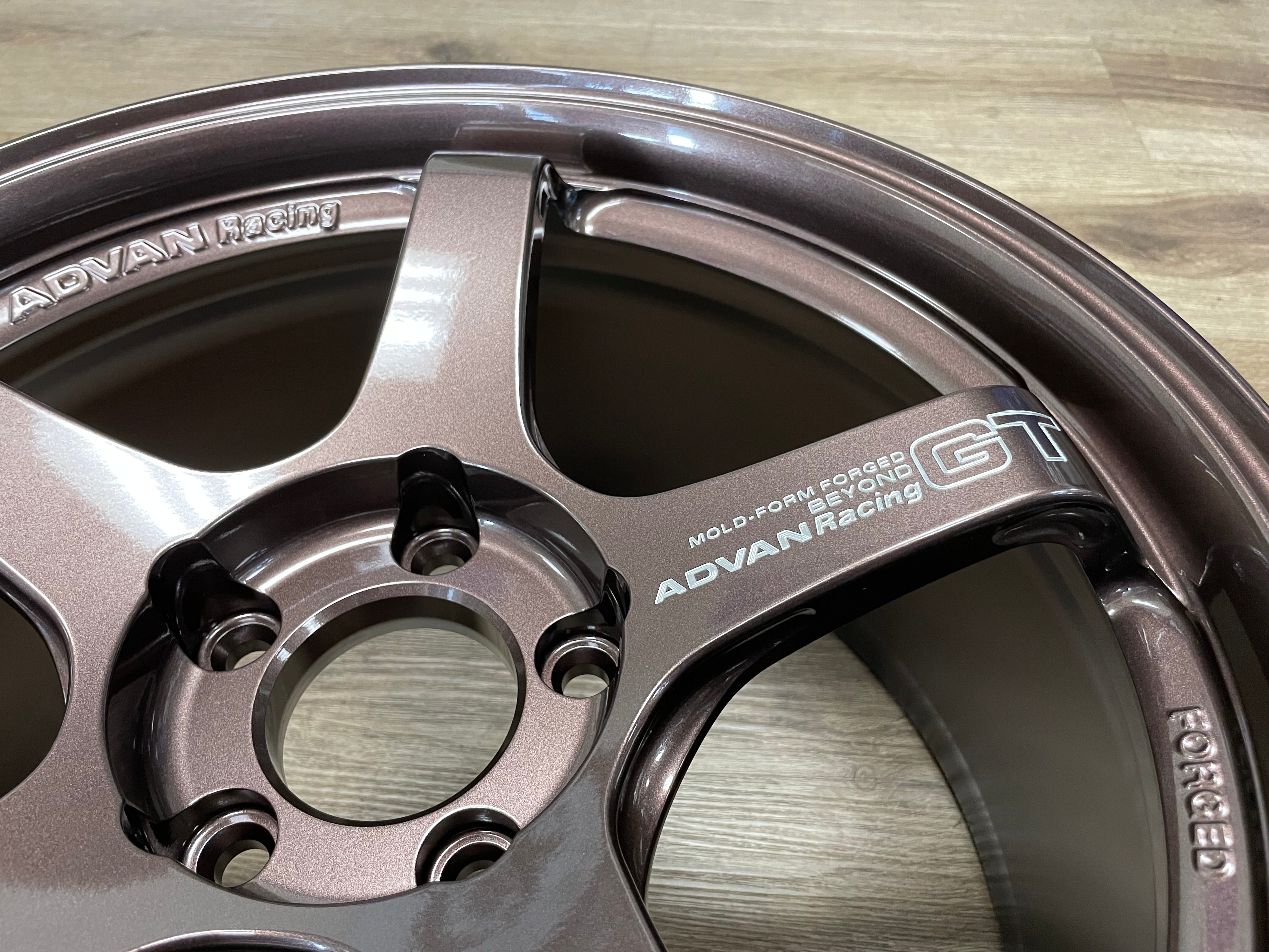 Advan GT Beyond 18x9.5 +38 5x114.3 Racing Copper Bronze (Set of 4) YAQ ...